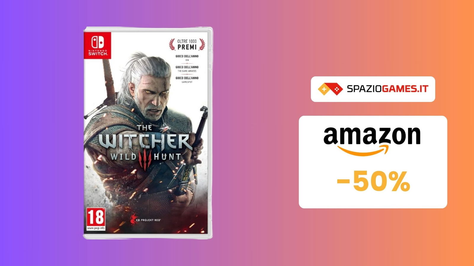 The Witcher 3 Wild Hunt per Switch a META' PREZZO! (-50%) - SpazioGames