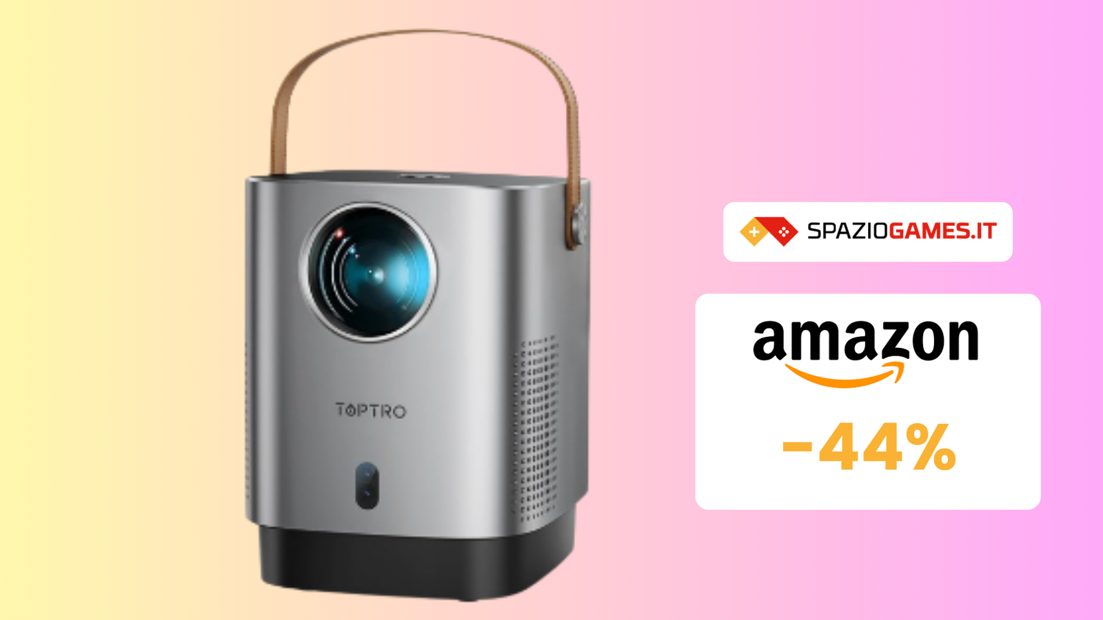 Mini proiettore portatile TOPTRO a soli 94€: il cinema è di casa ...