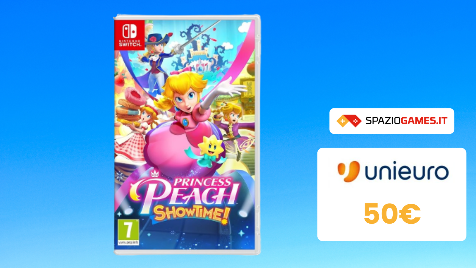 Princess Peach Showtime per Nintendo Switch a SOLI 50€! - SpazioGames