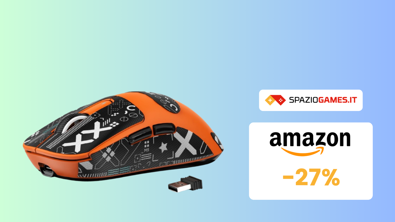 Mouse gaming ATTACK SHARK X3 scontato del 27%! - SpazioGames