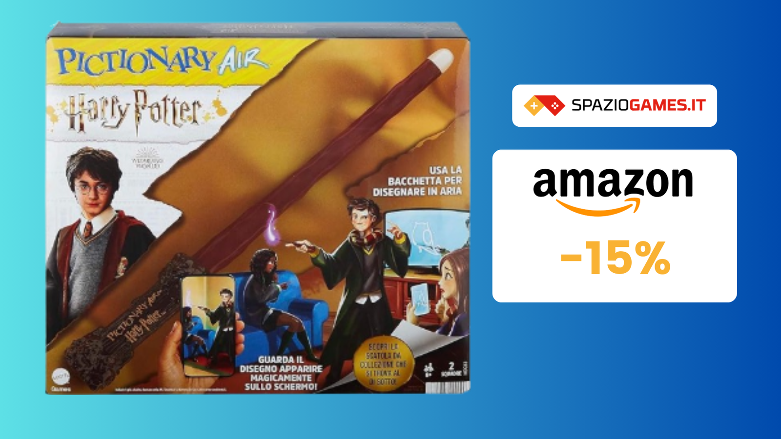 Pictionary Air Harry Potter in sconto: magia a soli 30€! - SpazioGames