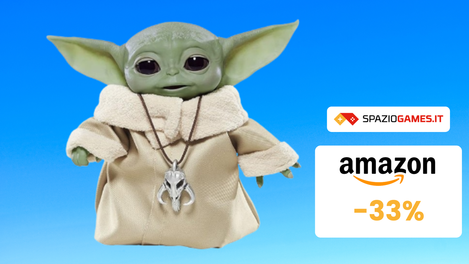 Grogu animatronic a soli 57€ con movimenti e effetti sonori! - SpazioGames