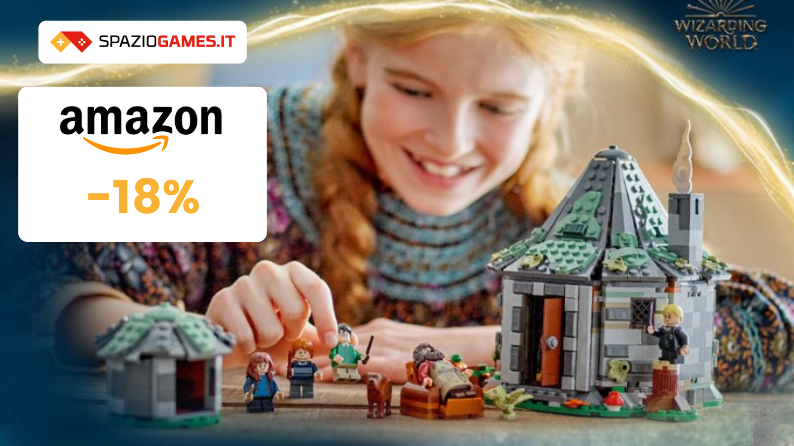 La capanna di Hagrid LEGO a 61€: è la magia di Harry Potter! - SpazioGames