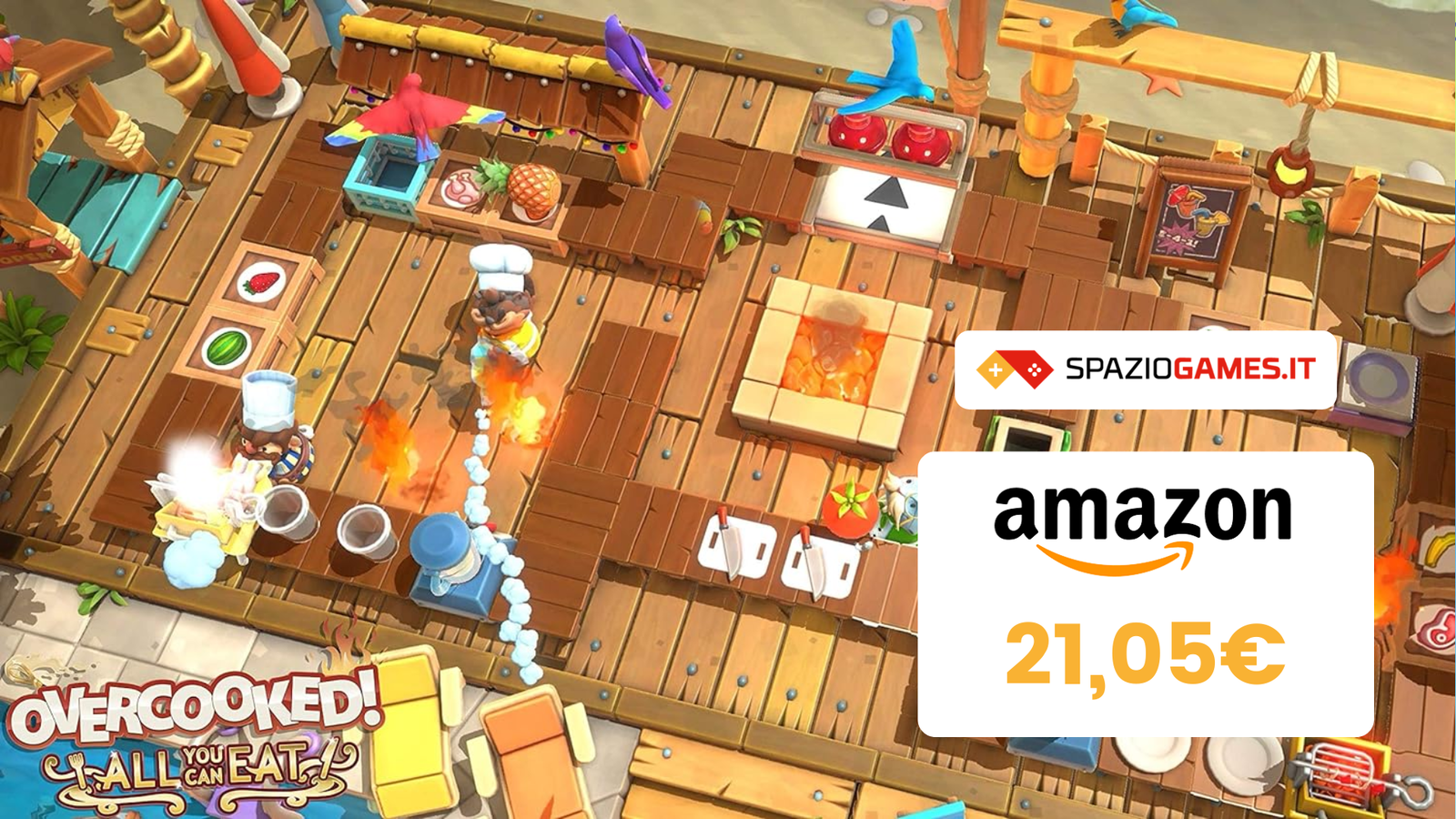 TOP! Overcooked! All You Can Eat PS5 oggi a soli 21€! - SpazioGames