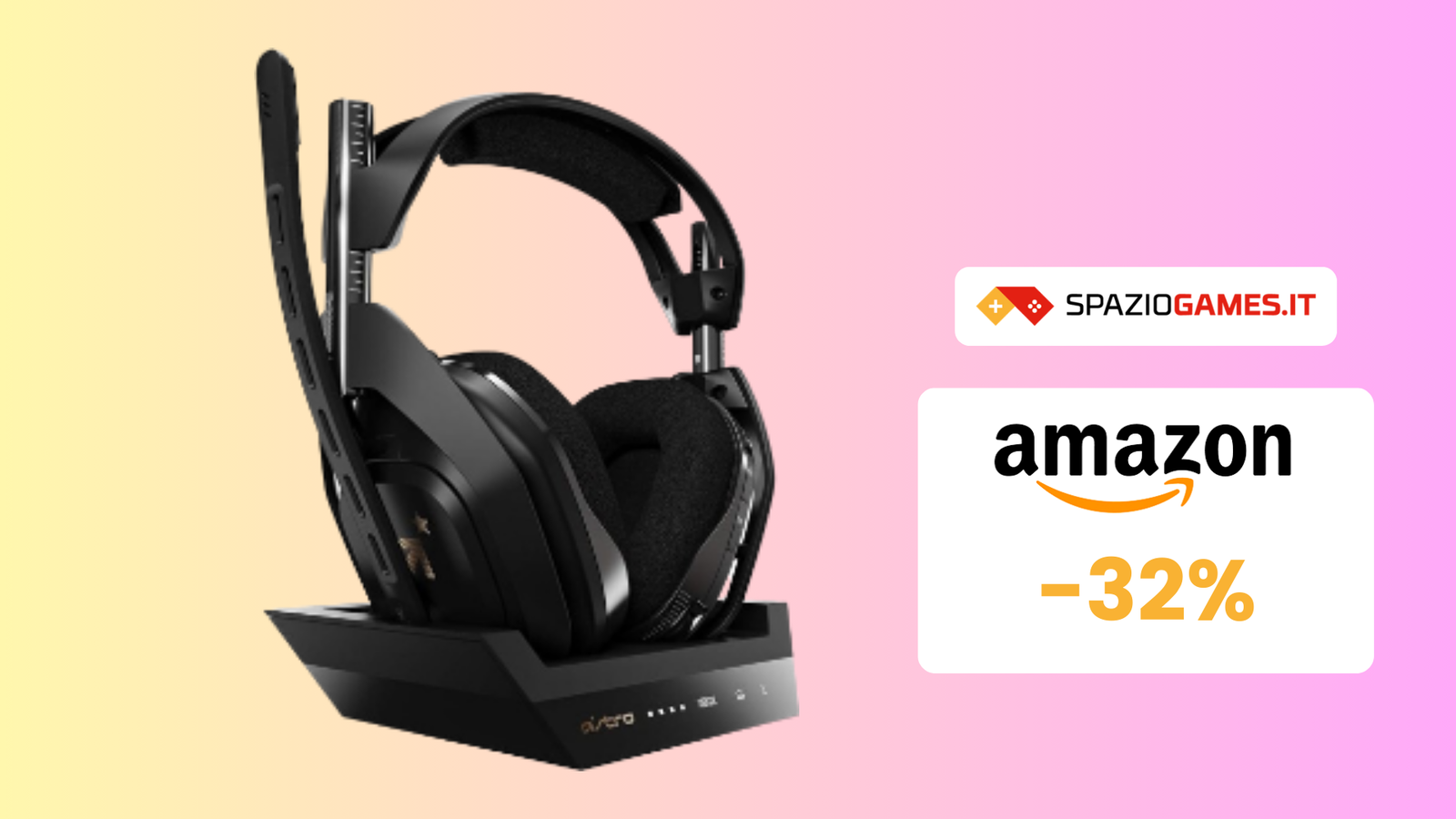 Cuffie Astro Gaming A50 con base di ricarica a 243€! - SpazioGames