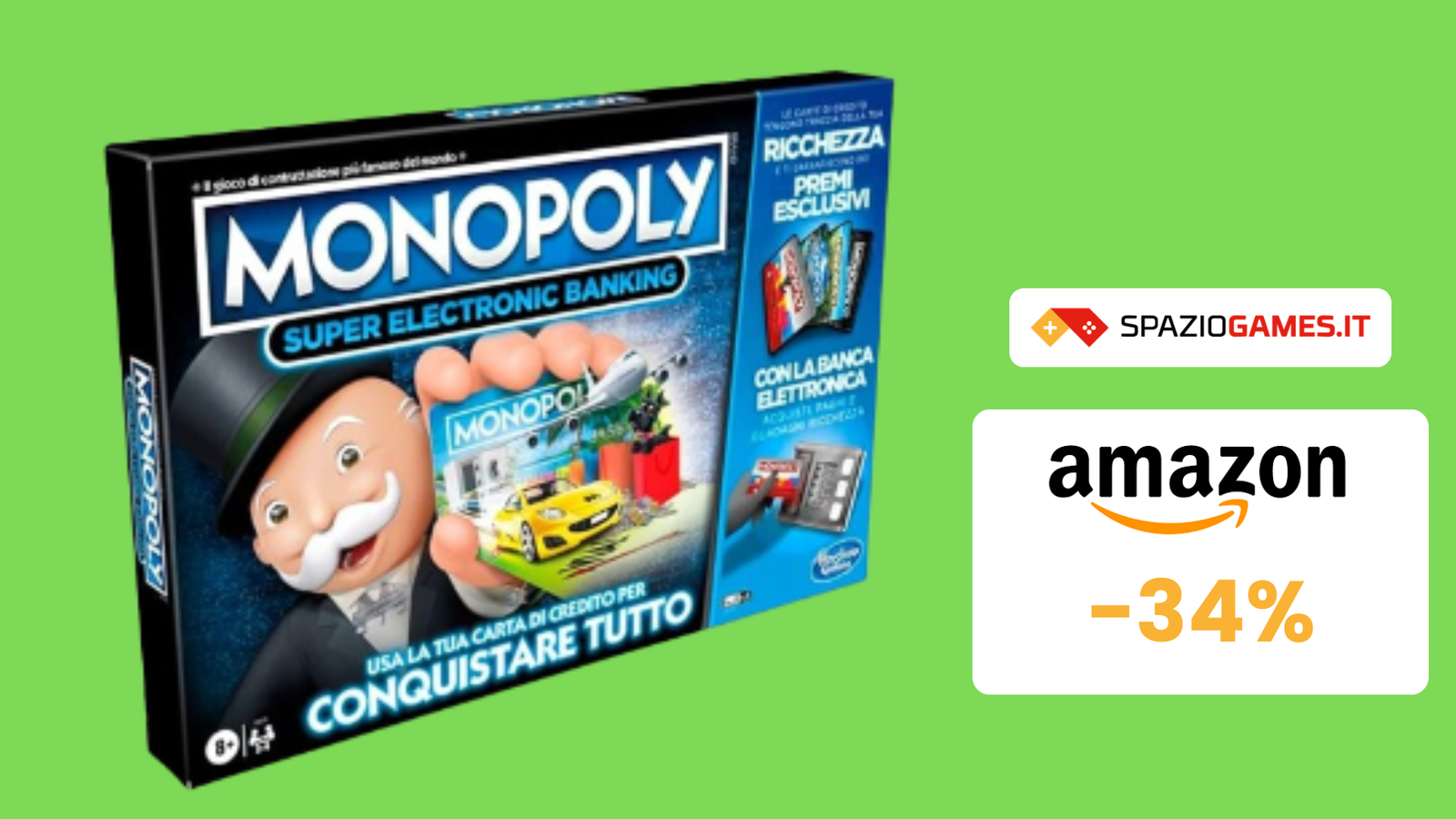 Monopoly Super Electronic Banking a 31€: tecnologia e divertimento ...