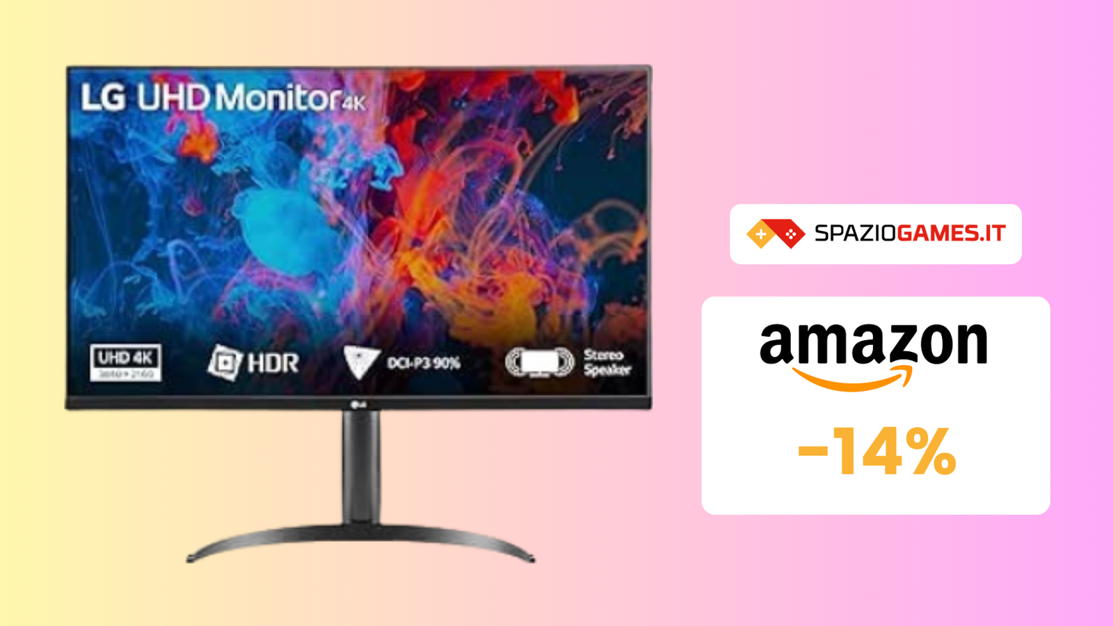 ESCLUSIVA Amazon: monitor UHD 4K LG 32" a 300€! - SpazioGames
