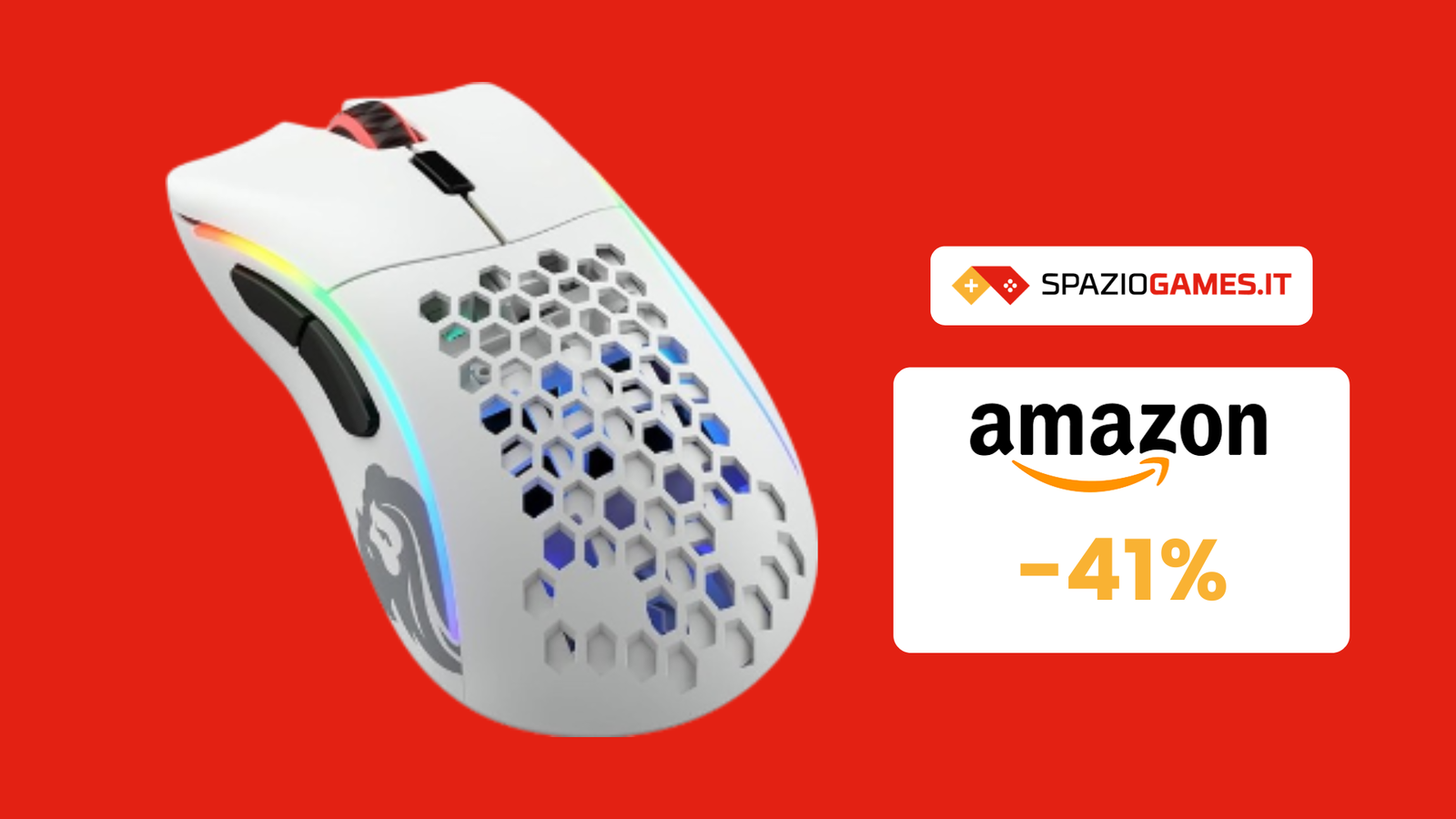 Mouse Glorious Gaming Model D a 65€: OFFERTA a TEMPO! - SpazioGames