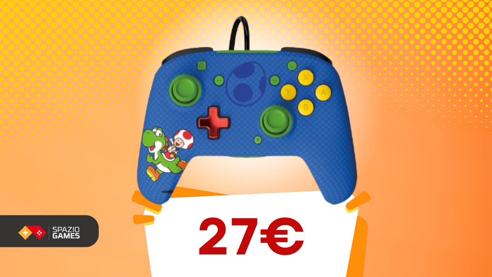 STUPENDO controller di Toad & Yoshi per Switch a soli 27€! - SpazioGames