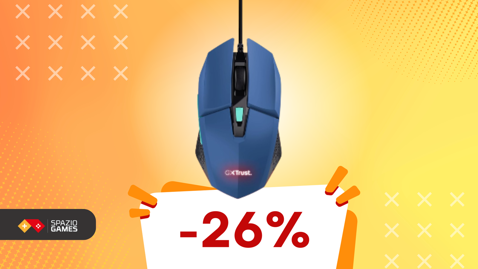 Mouse Trust Gaming con tecnologia LED e pulsanti programmabili ...