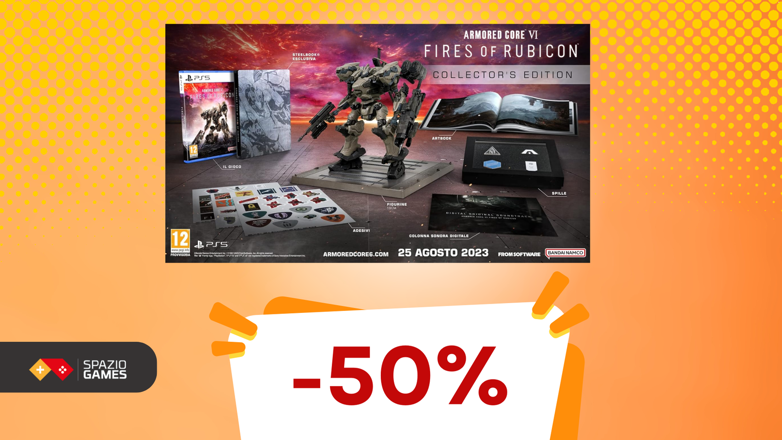 Per i veri collezionisti! La Collector's Edition di Armored Core VI: Fires of Rubicon PS5 oggi è ...