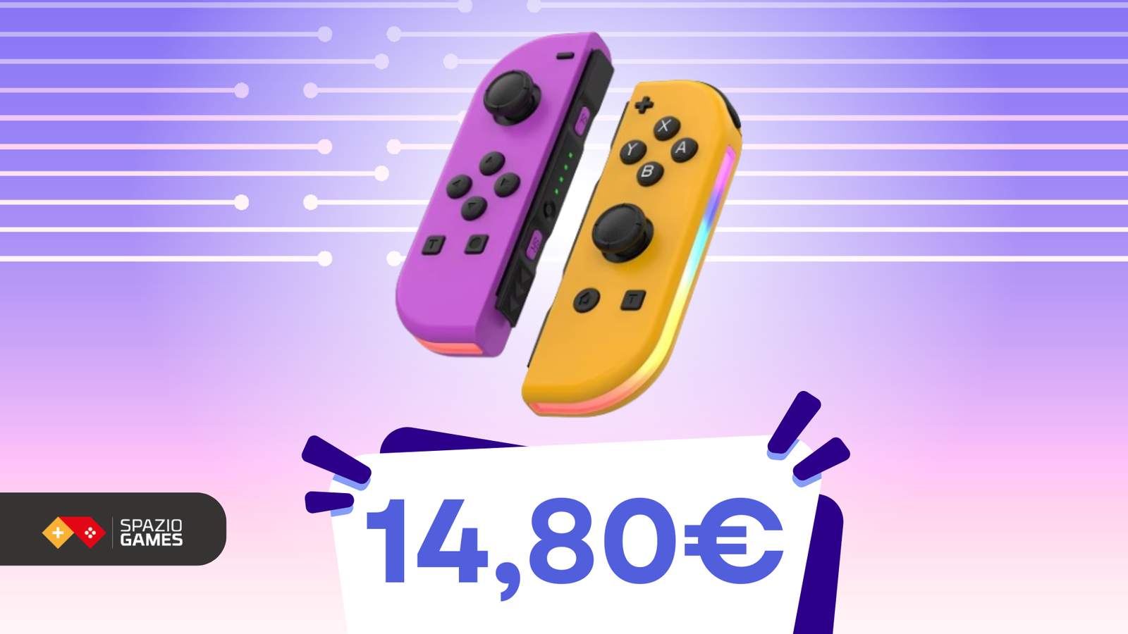 Dei Joy-Con alternativi con LED RGB? Questi sono FANTASTICI e ...