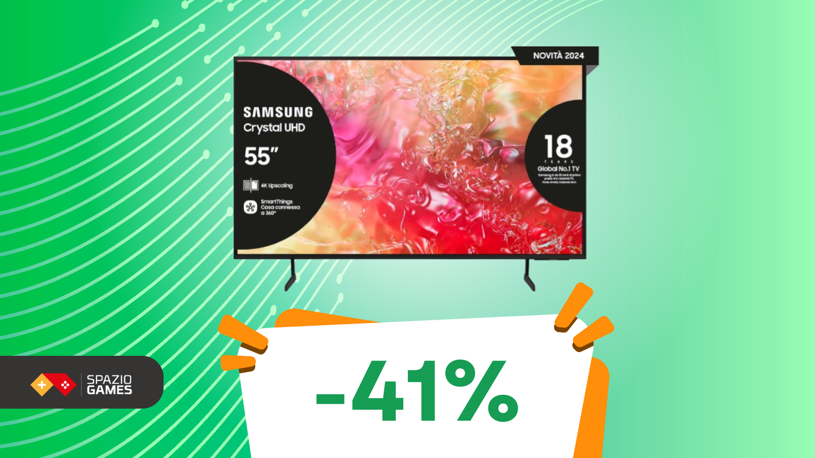 Questa smart TV Samsung è un vero centro di intrattenimento adatto ...