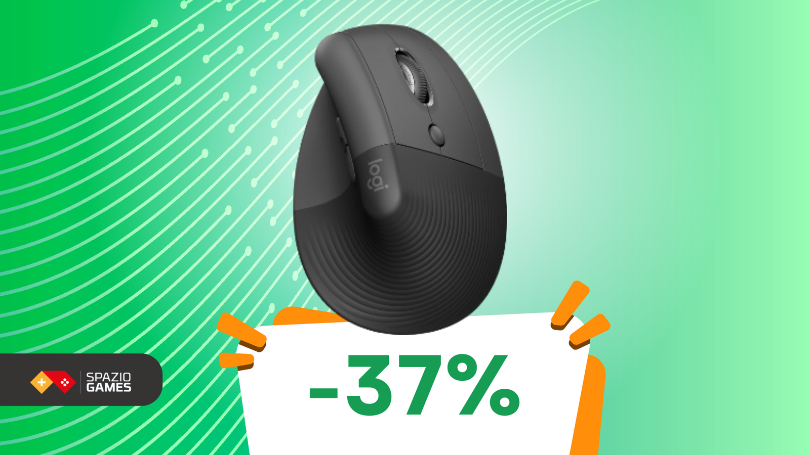Mouse verticale Logitech Lift: ergonomia e comfort per tutto il giorno ...