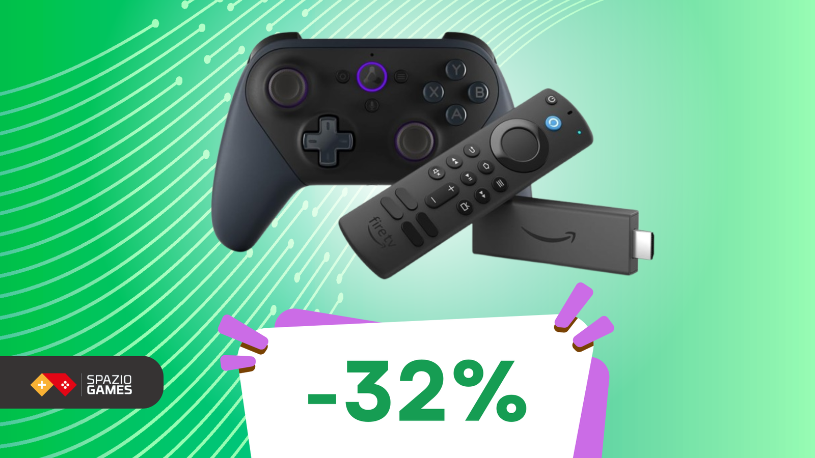 Mai visto un risparmio così: bundle con Fire TV Stick e controller Luna ...