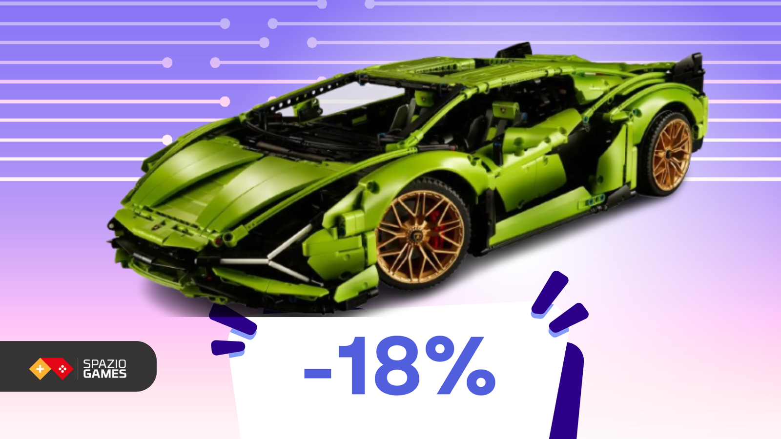 Costruite il mito: Lamborghini Sián FKP 37 LEGO a 370€! - SpazioGames