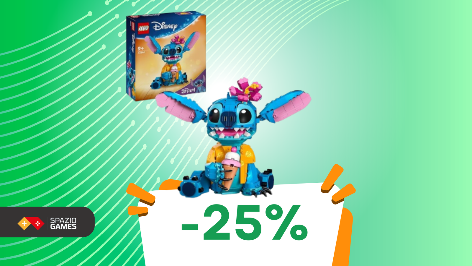 Dalla galassia arriva il set LEGO Stitch in offerta a soli 49 ...