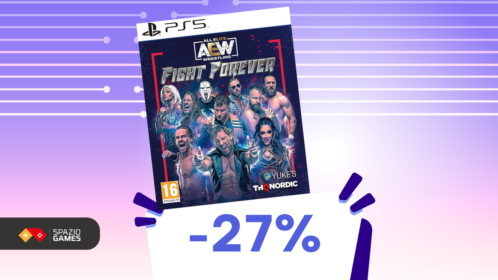 Scendi sul ring con AEW Fight Forever per PS5 a soli 15€! - SpazioGames
