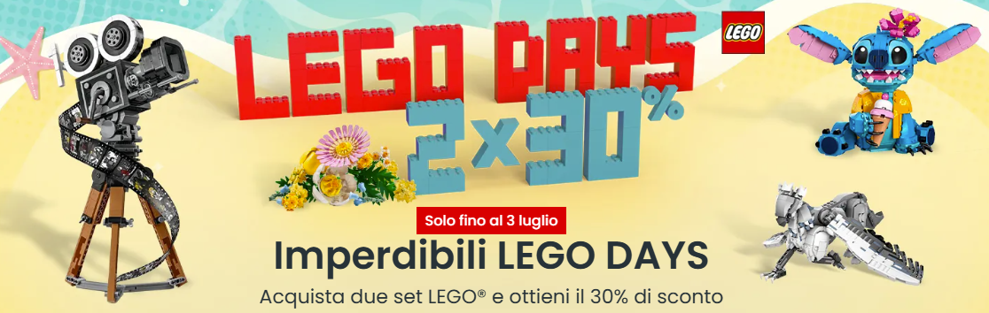 LEGO Days IBS: sconti fino al 30% su tantissimi set! - SpazioGames