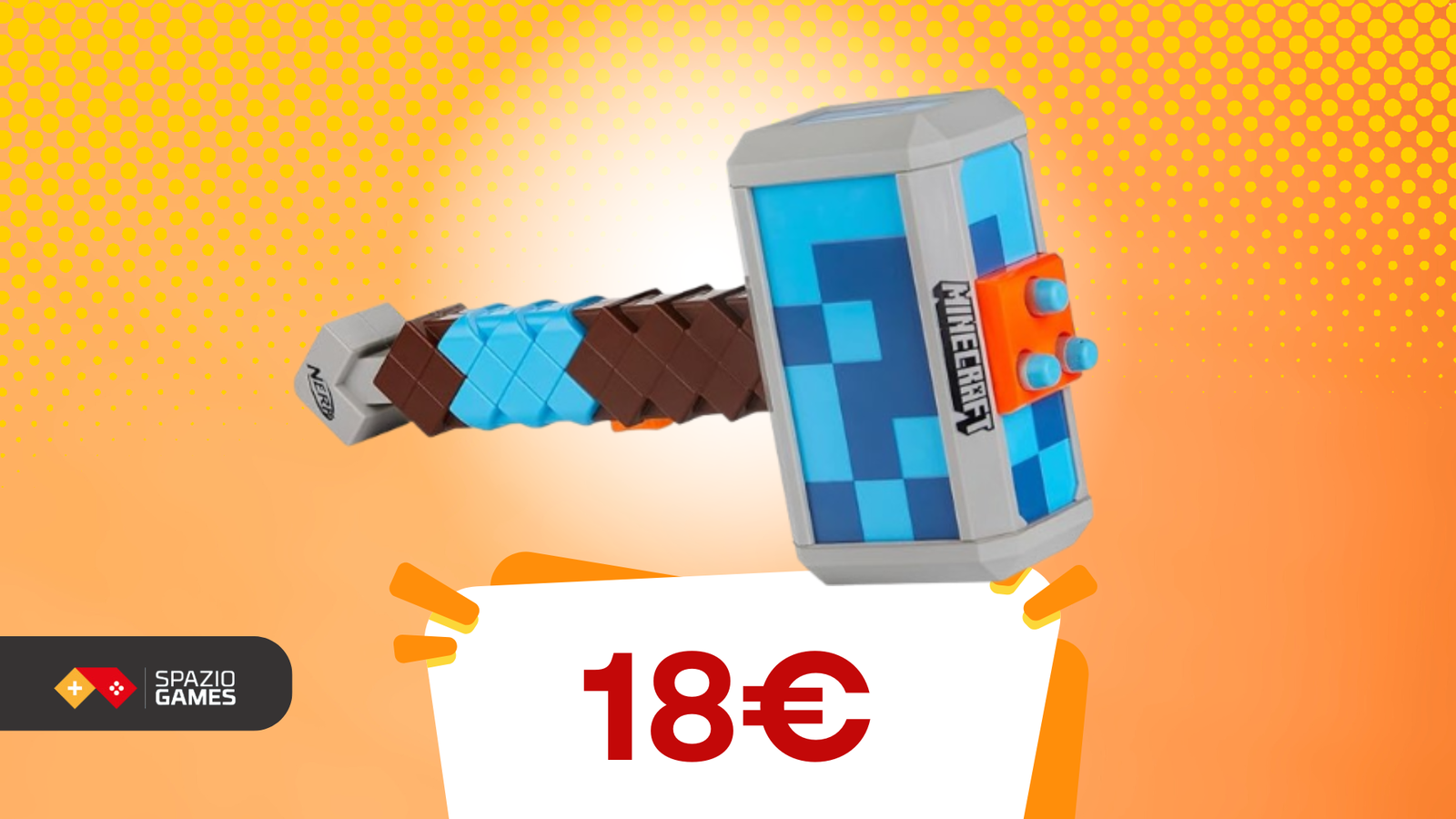 Dal mondo di Minecraft arriva il martello lancia dardi a 18€! - SpazioGames