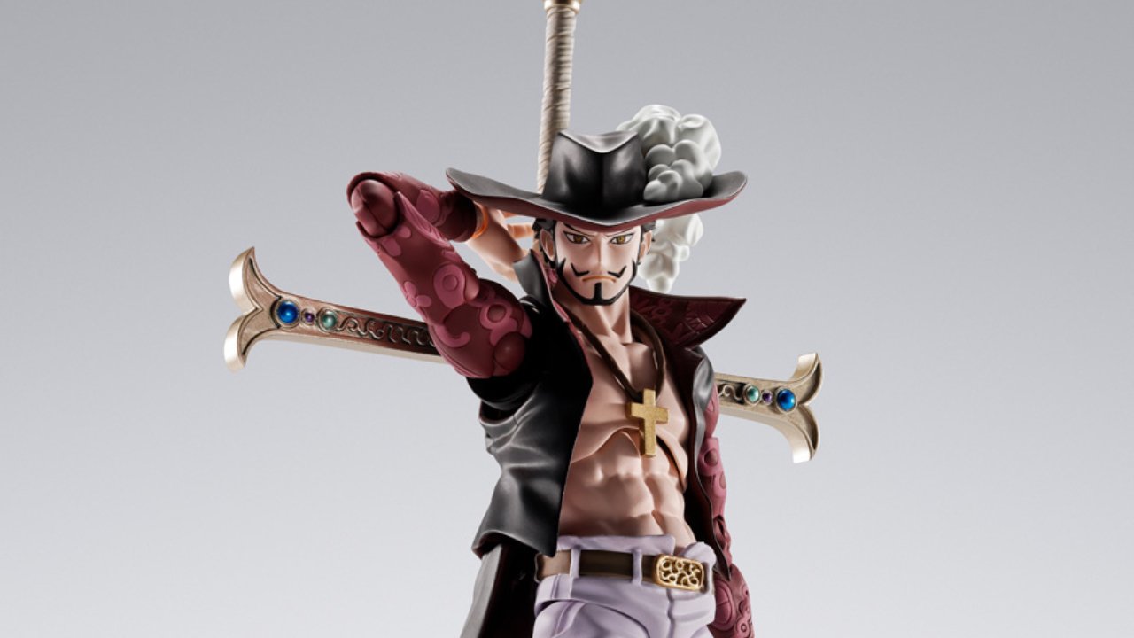 Mihawk conquista la scena nella nuova SH Figuarts ispirata a One Piece ...