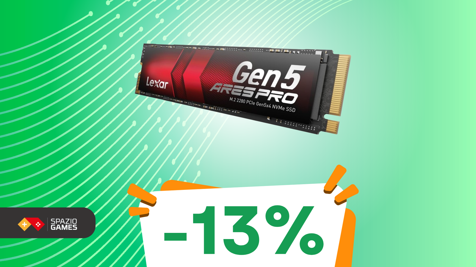 Lexar ARES PRO 1TB: upgrade fulmineo per PC e PS5 a un PREZZO IMBATTIBILE! - SpazioGames