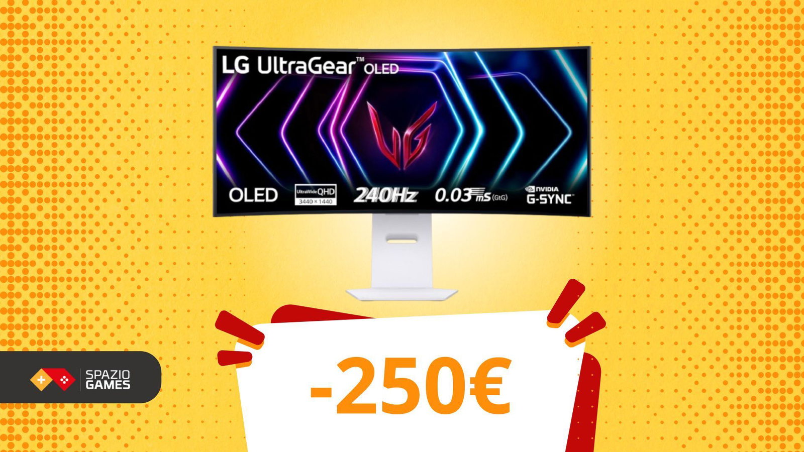 Black Friday: 230€ di sconto su questo stupendo monitor OLED da 39" di ...