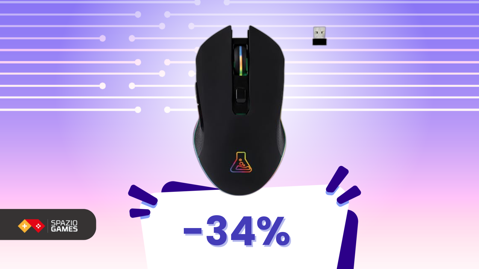 Mouse gaming completo al prezzo di un indie, spendi SOLO 13€! - SpazioGames