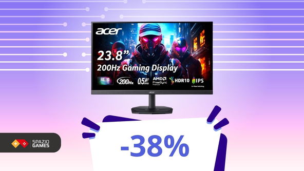 Chi l’avrebbe mai detto? Monitor 200Hz sotto gli 80€ - SpazioGames