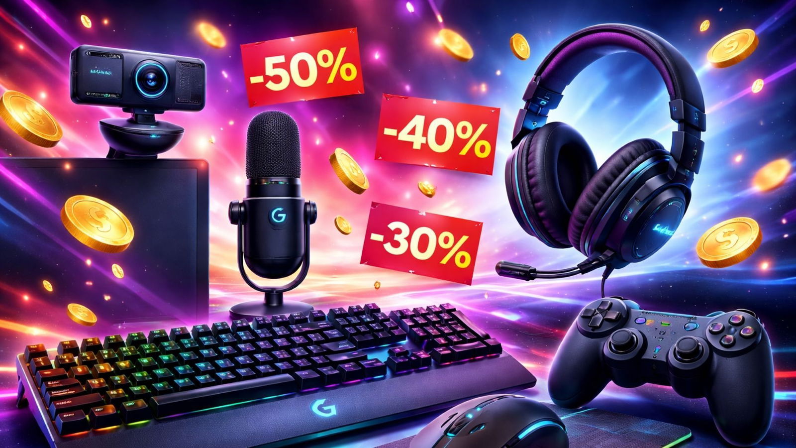 Affari da urlo! 6 periferiche Logitech scontatissime per gamer ...