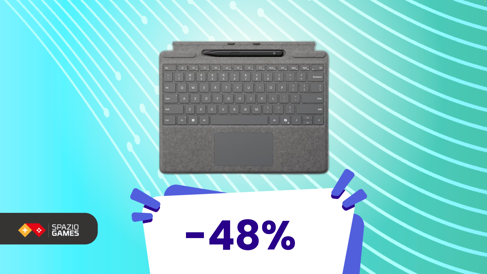 Il tuo Surface merita questa tastiera, oggi al miglior prezzo ...