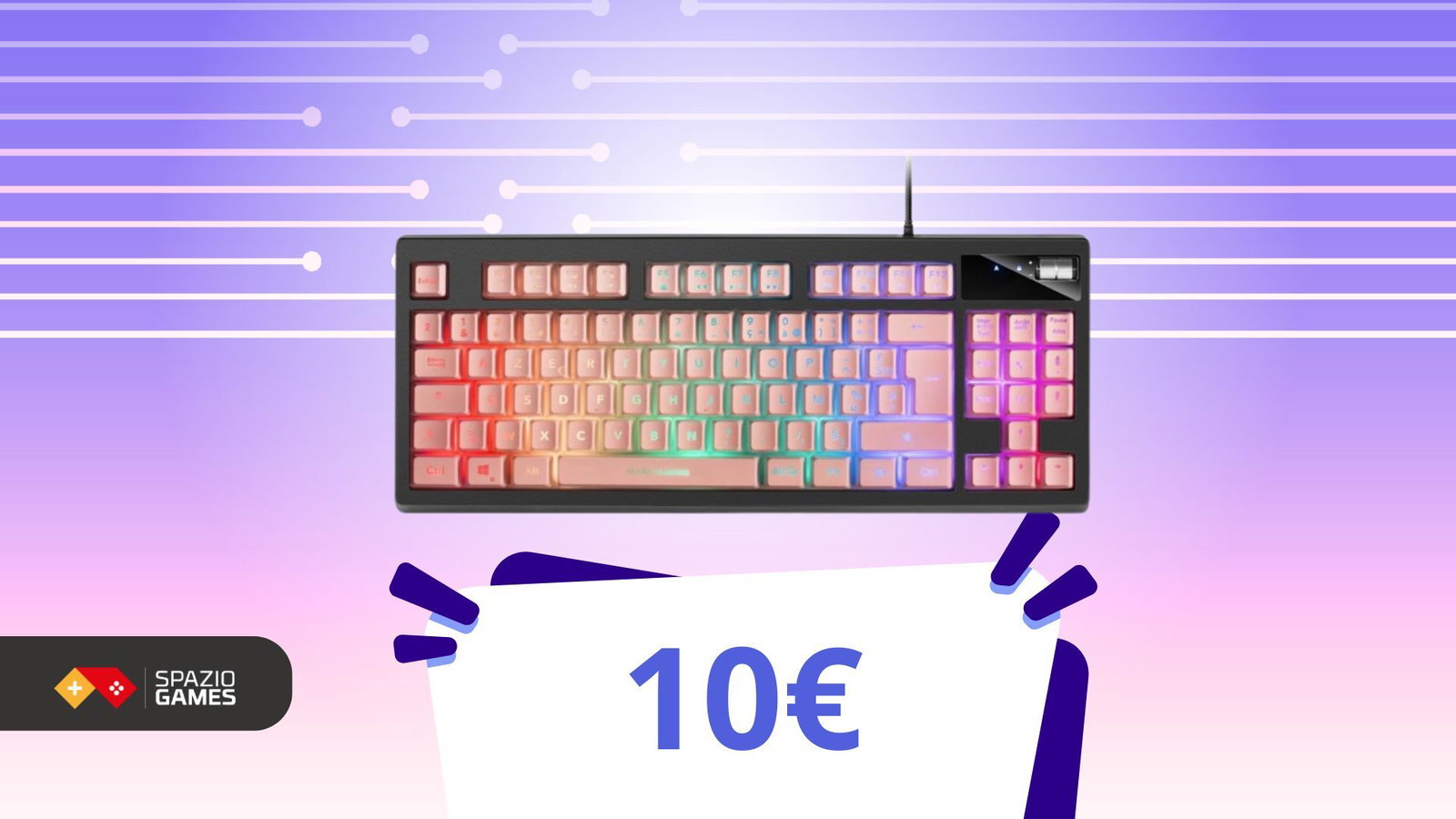 Se il layout francese va bene per te, questa tastiera da 10€ vale ogni ...