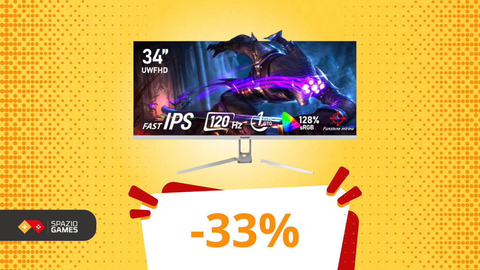 Ultra-Wide IPS in sconto! Scopri l’affare del giorno su Amazon ...