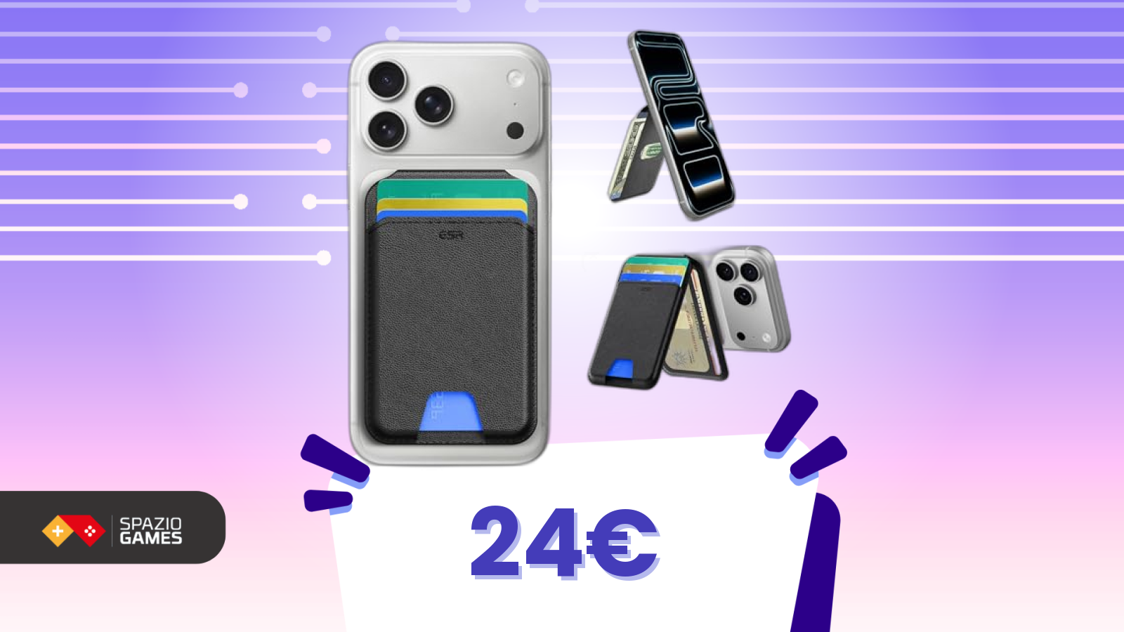 Con questo MagSafe, l’iPhone diventa un piccolo portafoglio - SpazioGames