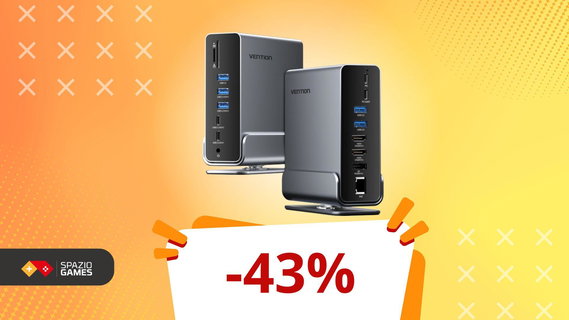 Tutto quello che serve in una Docking Station, a -43% - SpazioGames